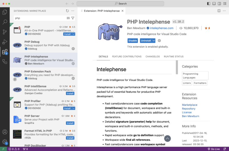 How to setup PHP Development Environment in Visual Studio Code? - Gary Dubb